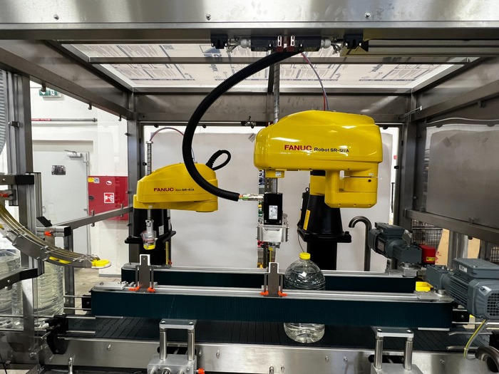 Robotic Capping Machine for screw-on caps